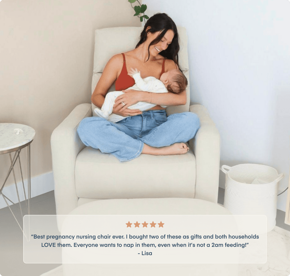 The Boucle Glider Plus: Our Most Premium Glider - Nurture&