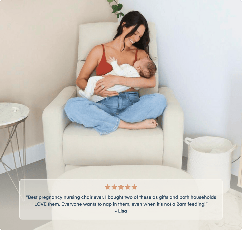 The Boucle Glider Plus: Our Most Premium Glider - Nurture&