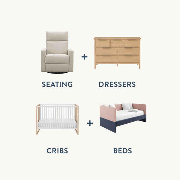 Nursery Collections: Glider, Crib, Dresser & more! - Nurture&