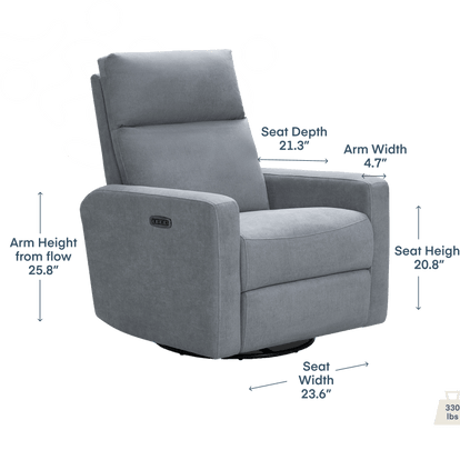 The Glider Plus - Best Rated Nursery Glider & Recliner - Nurture&