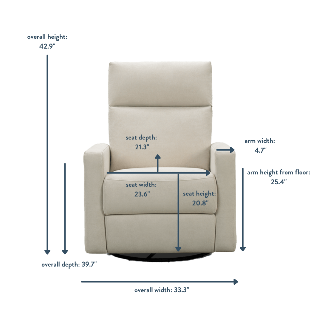 The Glider Plus - Best Rated Nursery Glider & Recliner - Nurture&